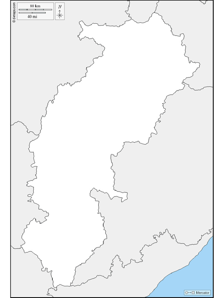 Chhattisgarh Map Notes Details | PDF