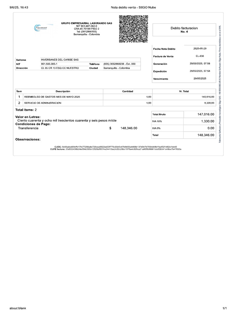 Aumento 2 Quin Mayo Inversanes | PDF
