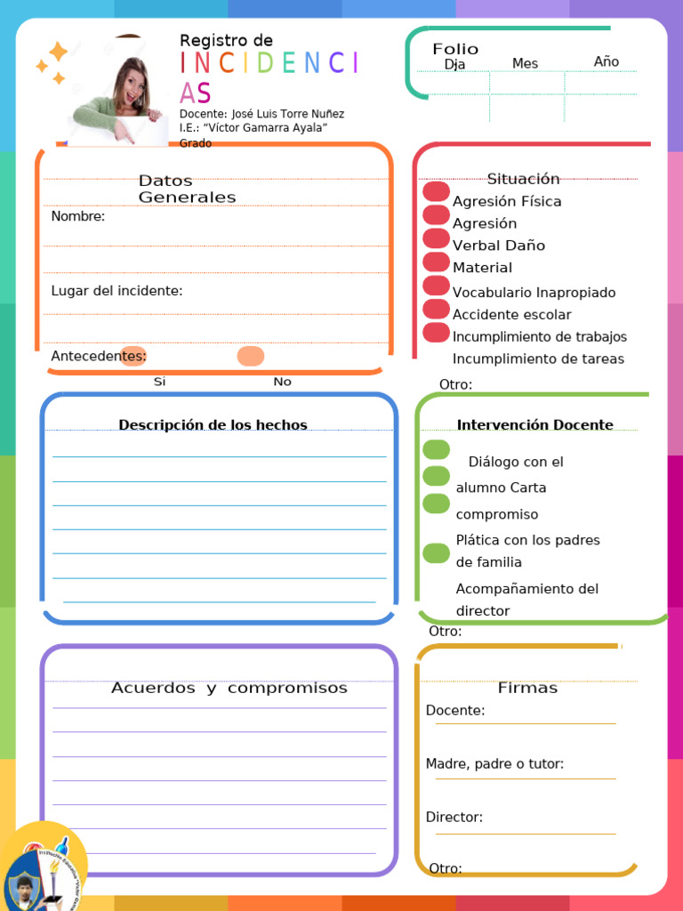 Registro de Incidencias | PDF