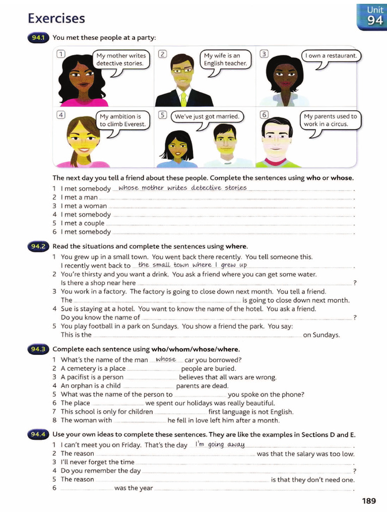 Relative Clauses 3 Exercises | PDF
