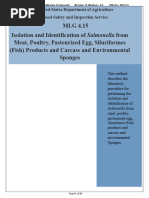 Salmonella Detection ISO 6579-1:2017 Guide | PDF | Microbiology