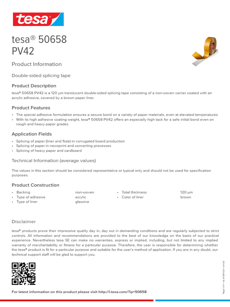 BT DUPLA FACE Tesa® 50658 | PDF | Secondary Sector Of The Economy ...
