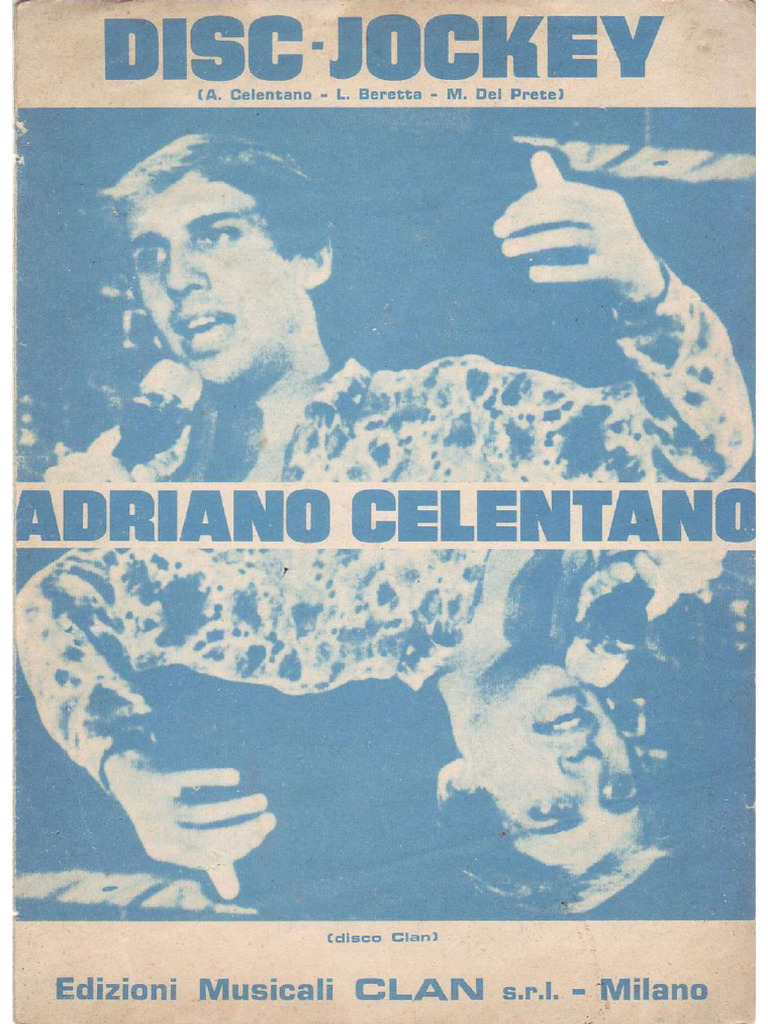 Adriano Celentano - DISC JOCKEY | PDF