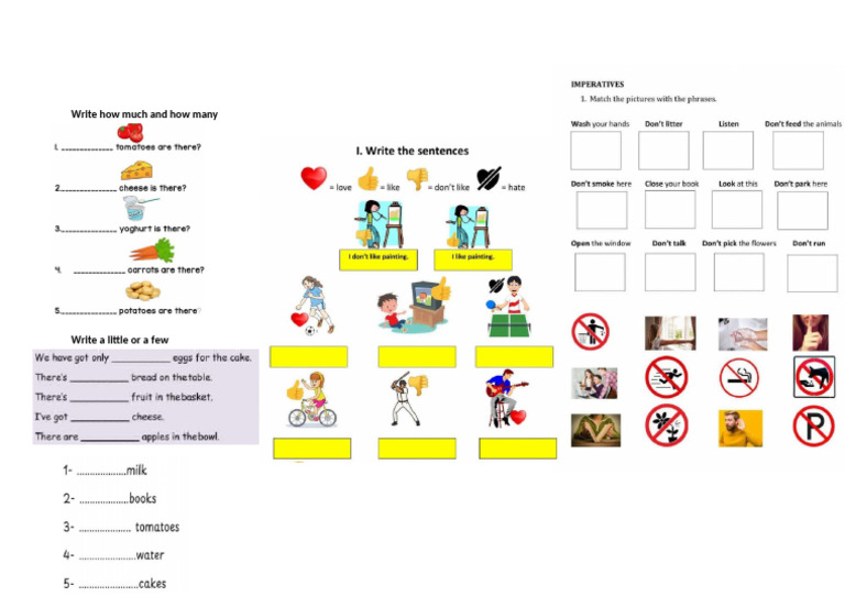 Write How Much and How Many | PDF