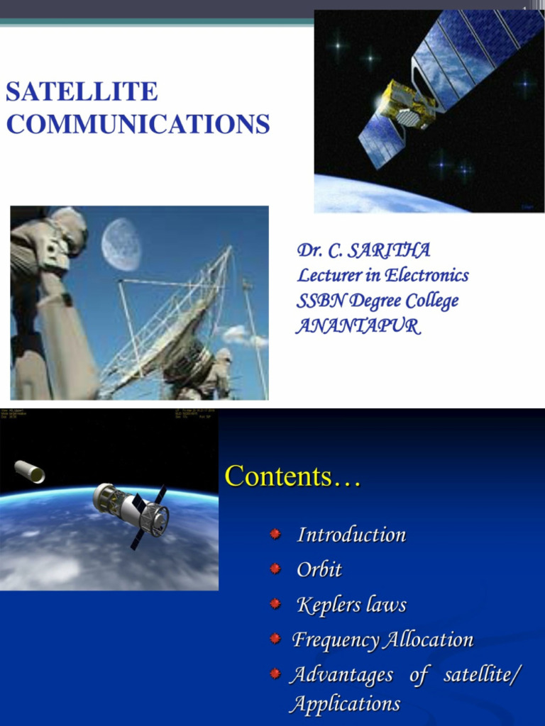 Satellite Communication | PDF