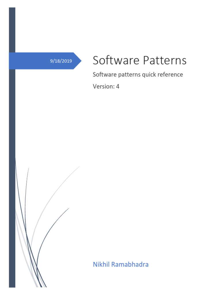 Software Patterns Quick Reference 1574307320 | PDF | Model–View–Controller | Class (Computer ...