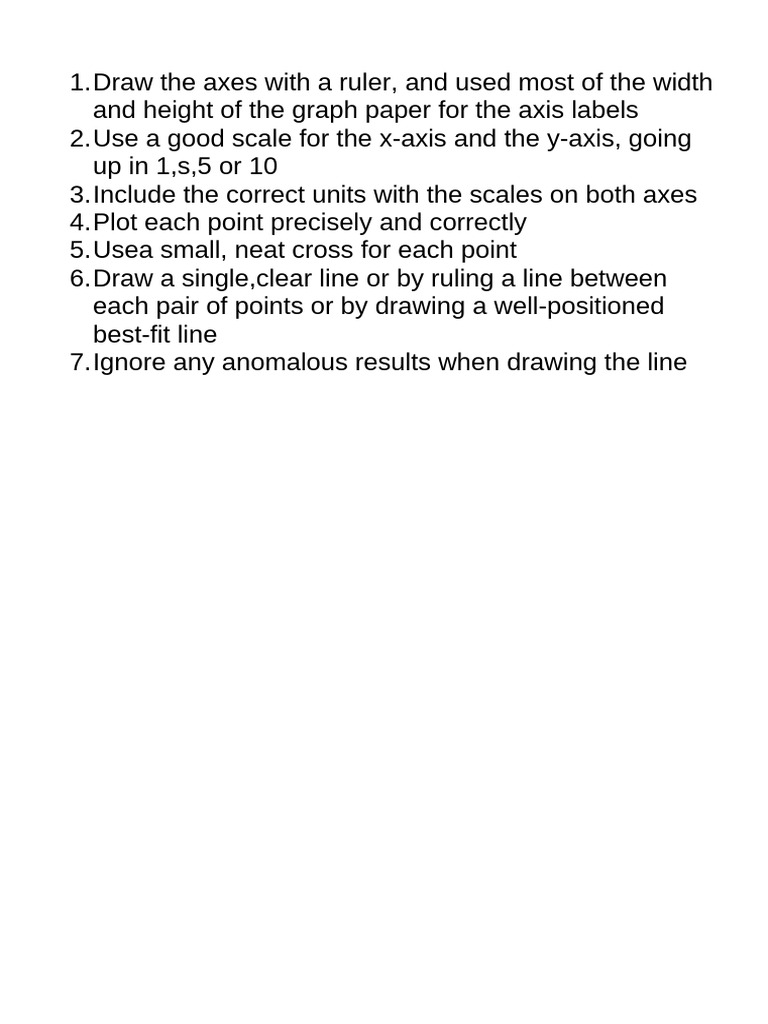 GRAPHS Checklists | PDF