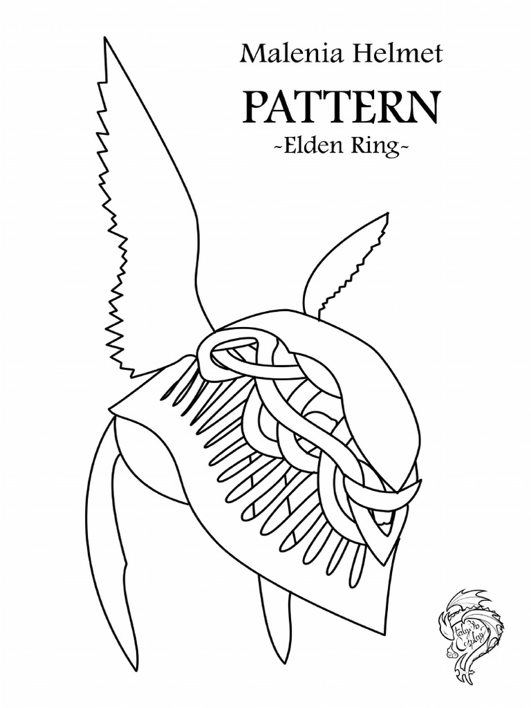 Male Nia Helmet Pattern Guides | PDF