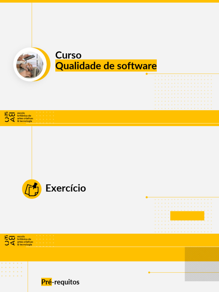 Qualidade de Software - M3 - Exercicio | PDF