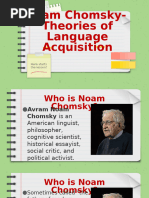 The Nativist Theory: Noam Chomsky | PDF | Language Acquisition ...