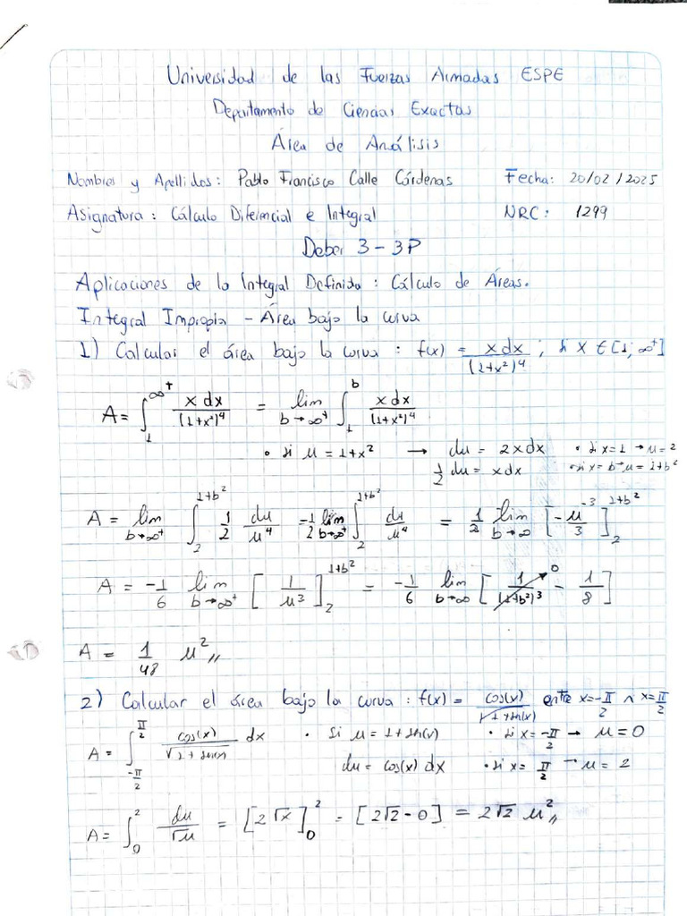 Ejercicios resueltos calculo | PDF