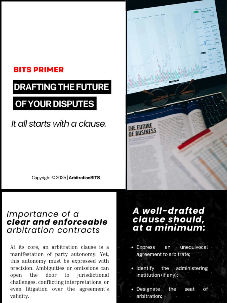 BITS PRIMER Drafting The Future of Your Disputes | PDF | Arbitration ...