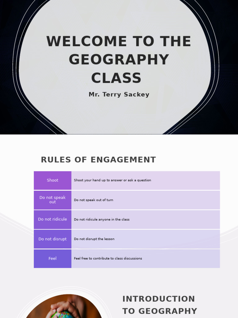 Introduction To Geography | PDF