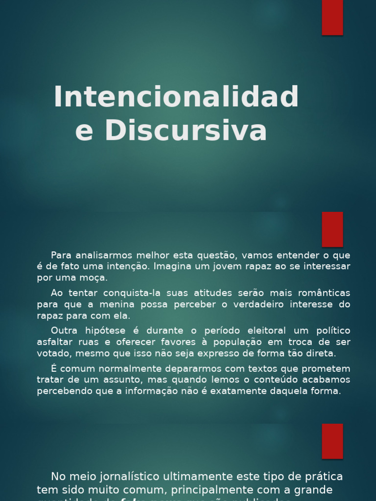 Intencionalidade Discursiva | PDF | Publicidade | Economia
