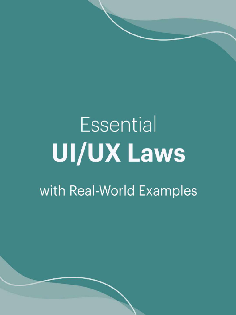 Essential UI UX Laws 1745134800 | PDF
