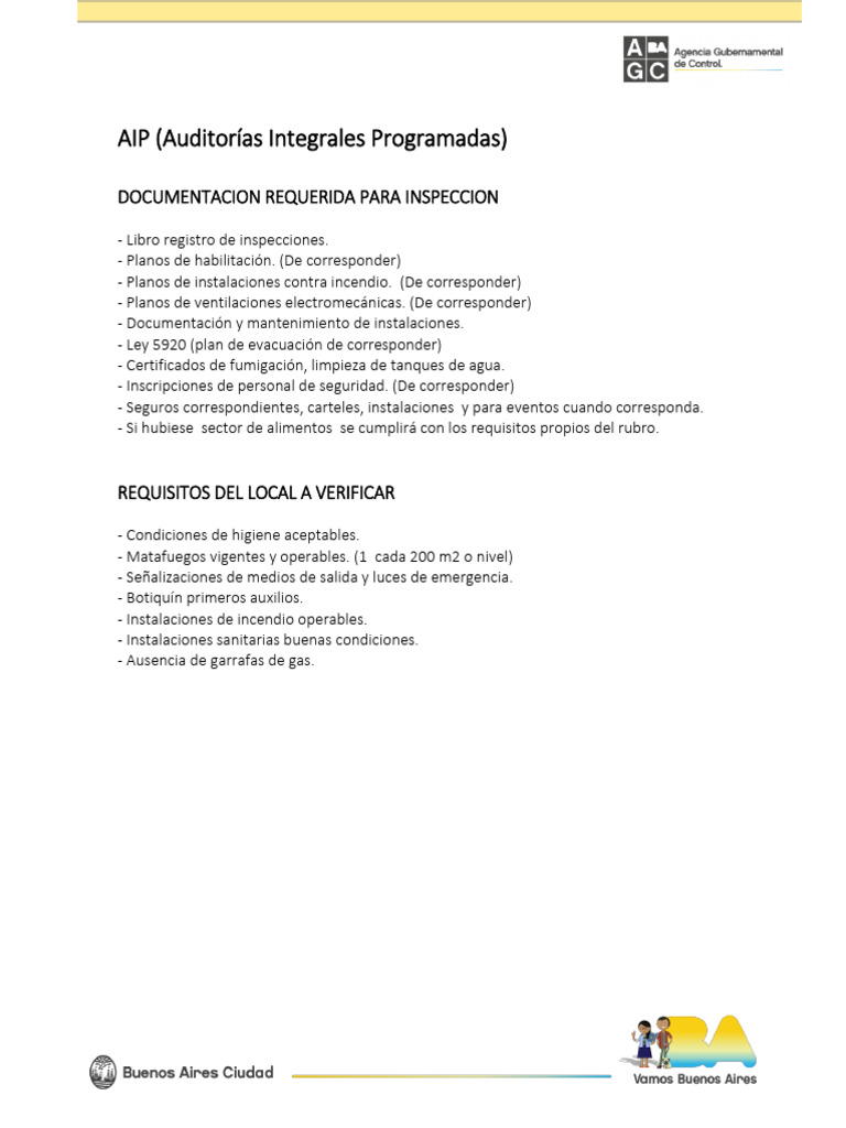 Aip Auditorias Integrales Programadas | PDF