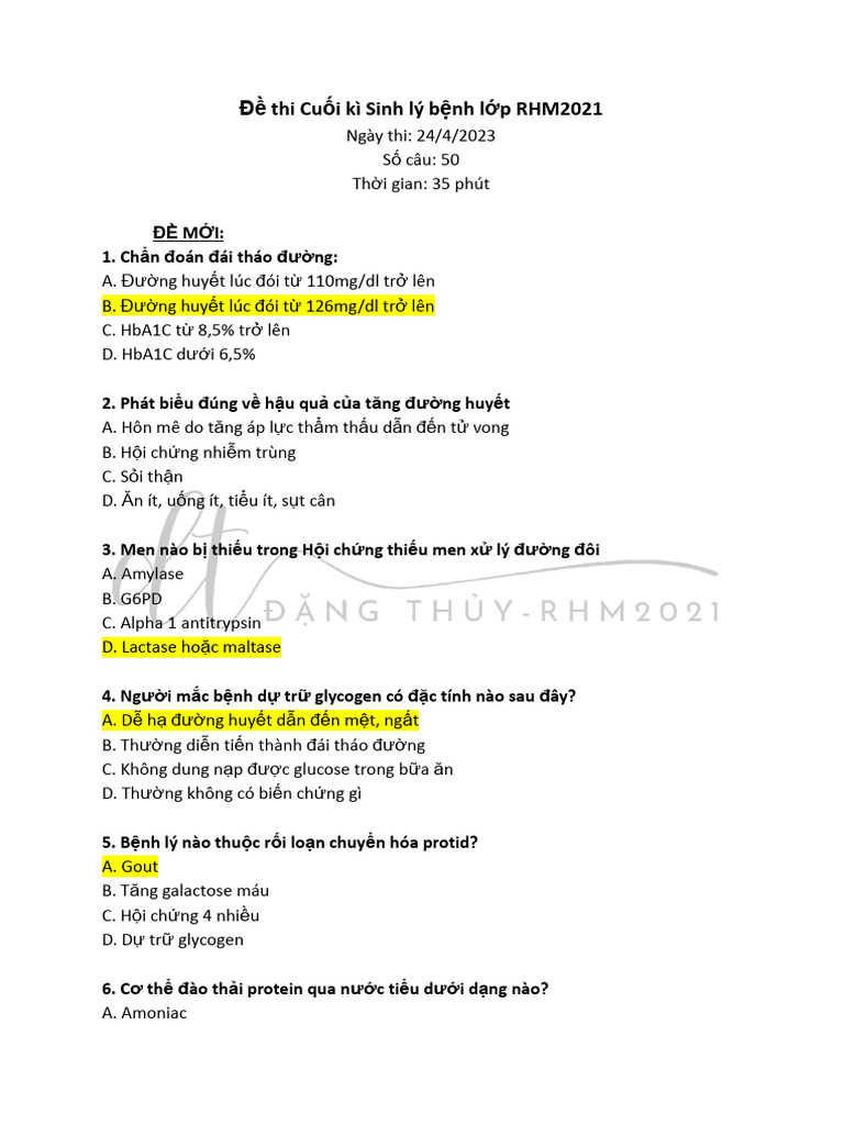 CK Lý Thuyết SLB R21 | PDF