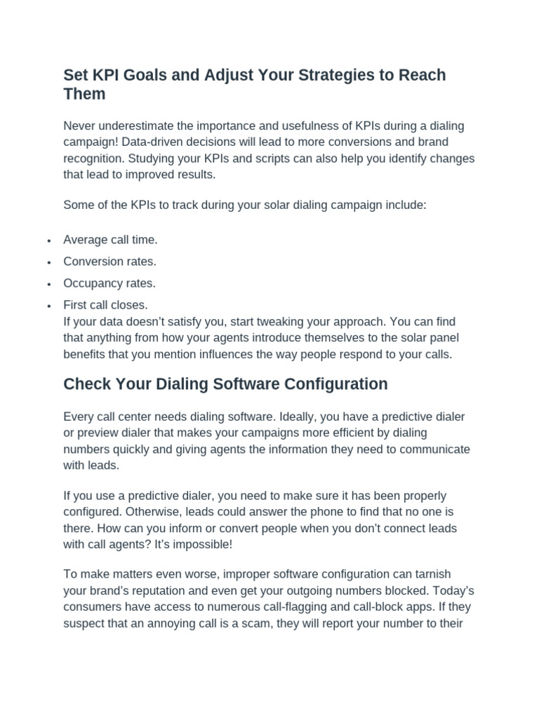 Set KPI Goals and Adjust Your Strategies To Reach Them | PDF