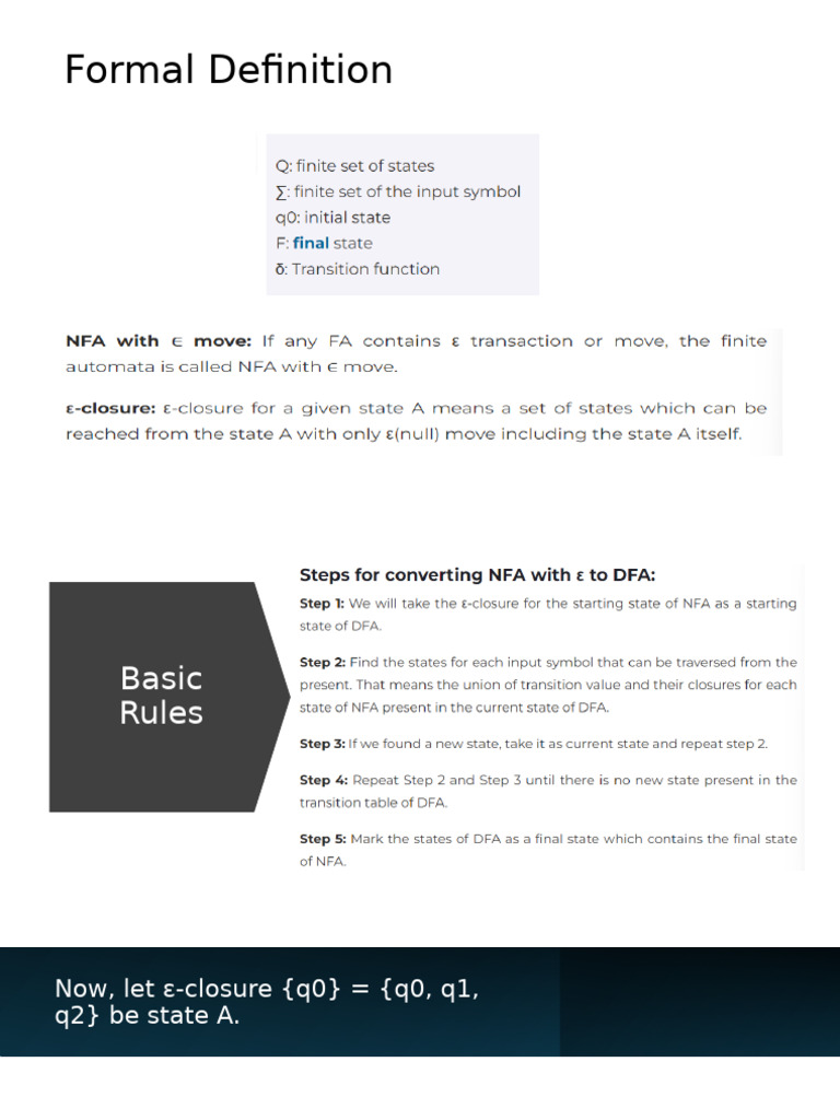 Formal Definition | PDF