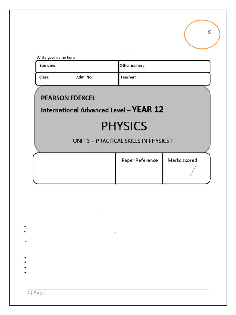 2025 Feb Premock Trial Phy Unit 3 | PDF