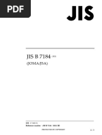 JIS B 7184 - 1999 - Profile Projector | PDF | Copyright | Intellectual ...