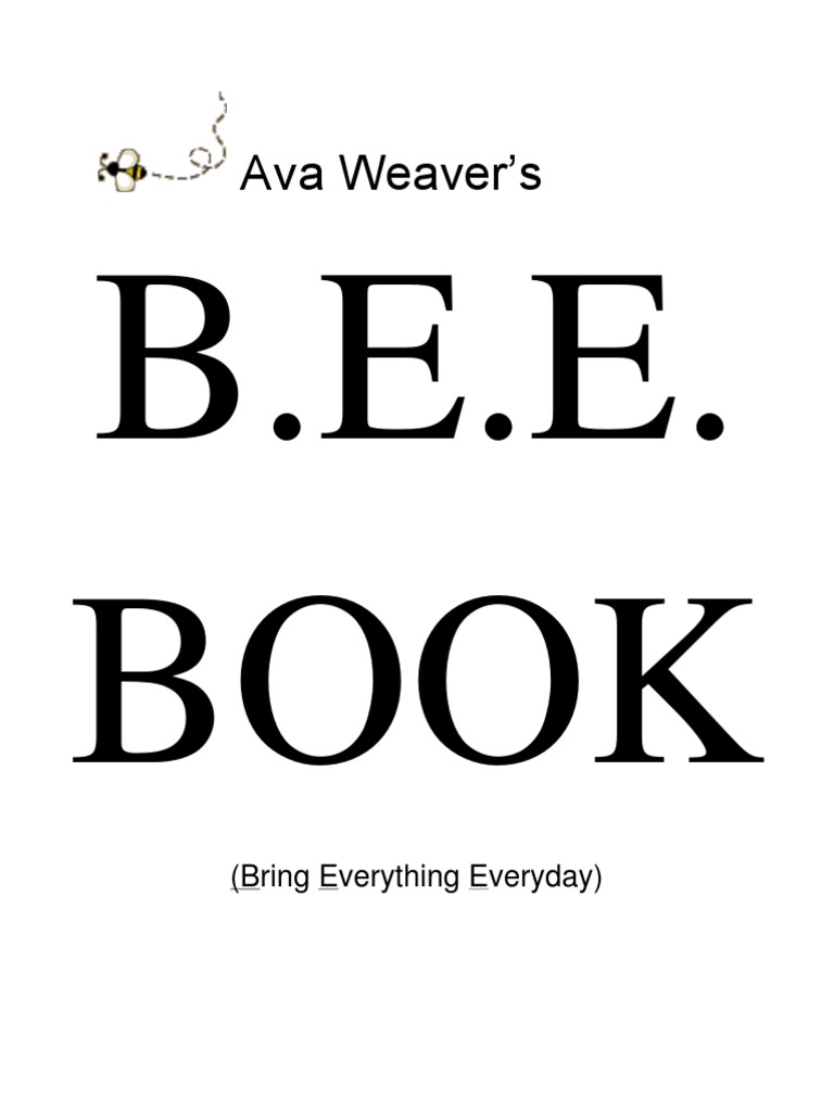 Bee Book Cover | PDF