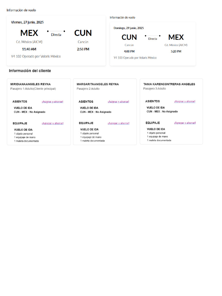 Itinerario CUN | PDF