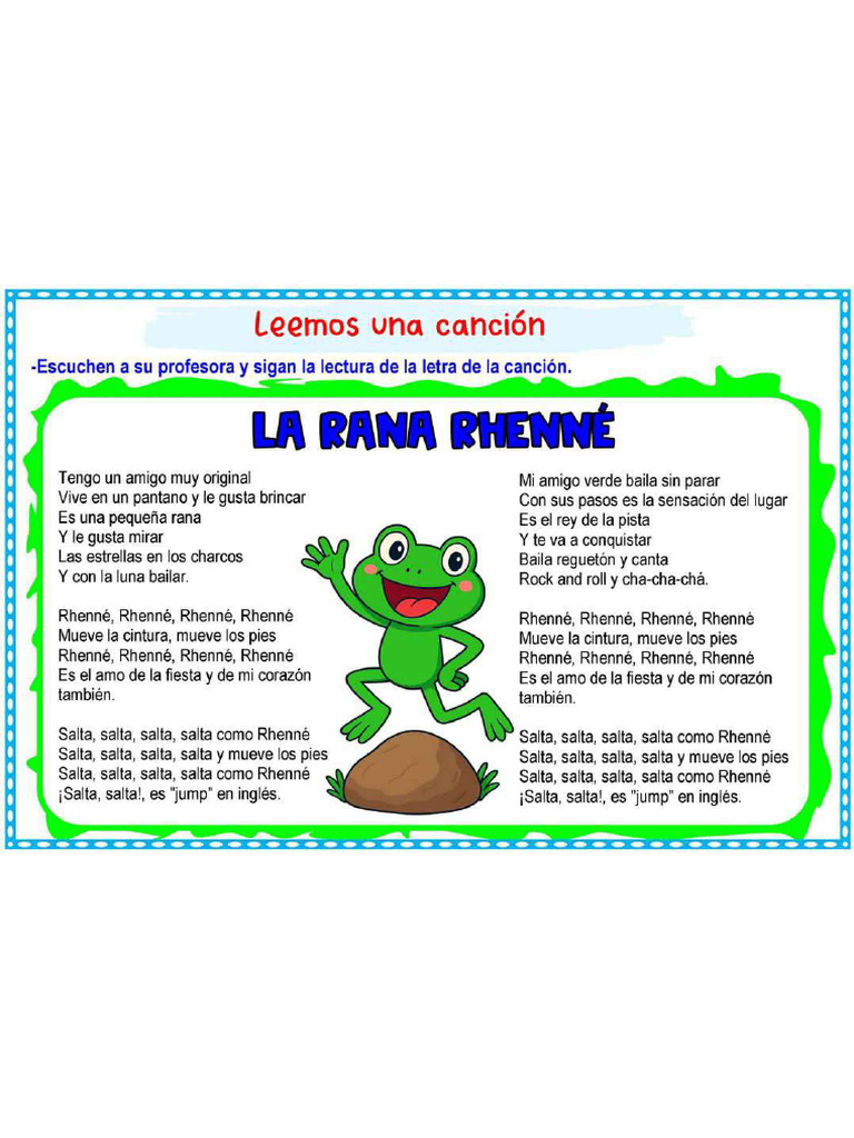 Ficha La Rana René | PDF