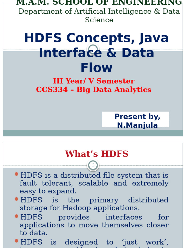 Manjula - BDA | PDF | Apache Hadoop | Class (Computer Programming)