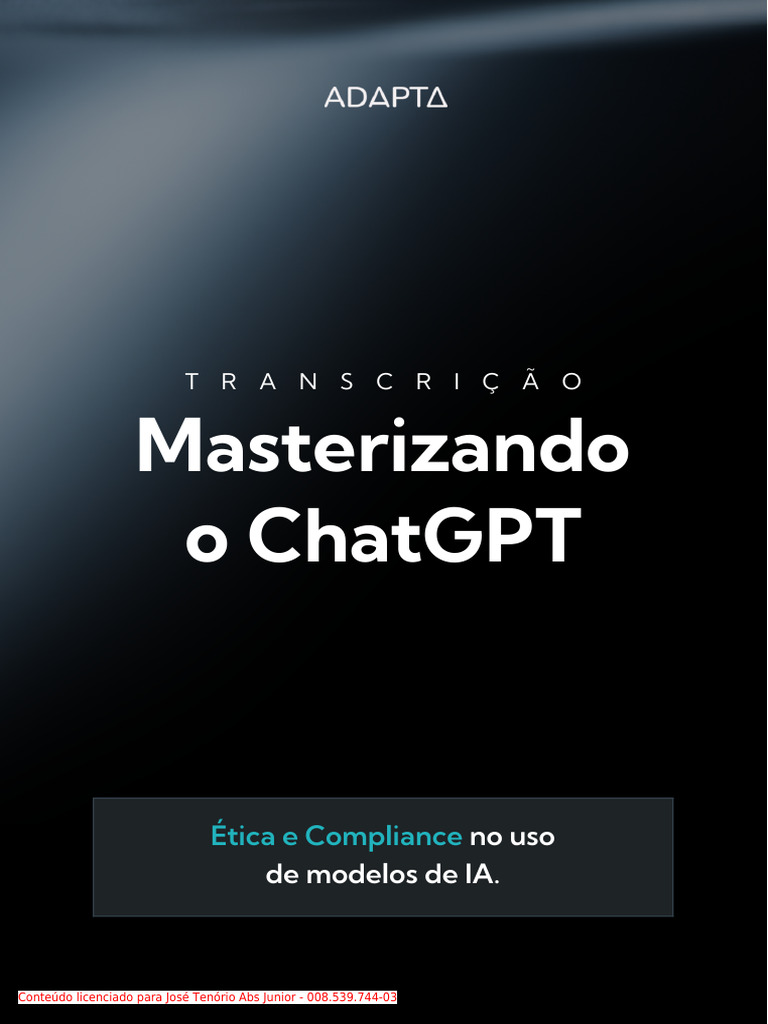 Tc6_ticaeCompliancenousodemodelosdeIA. | PDF | Conformidade regulatória | Inteligência artificial