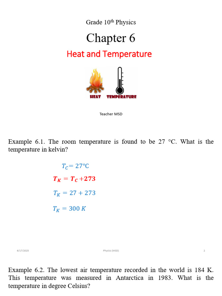 G10 Physics Heat & Temperature Exercises | PDF | Thermal Expansion | Celsius