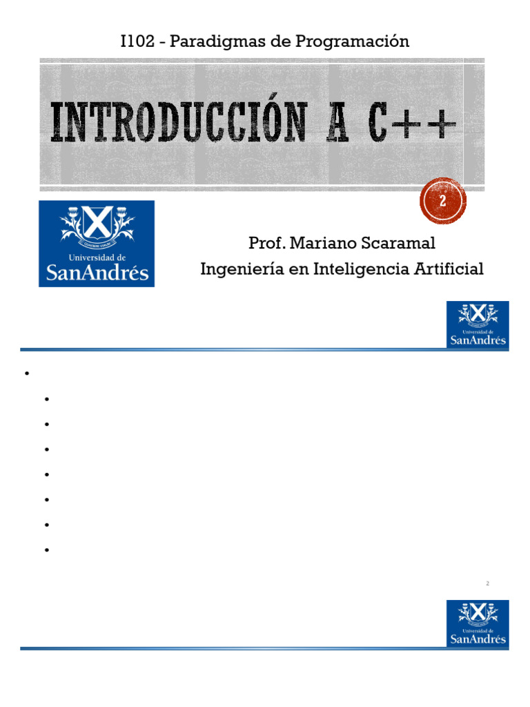 2 Conceptos Basicos CPP | PDF | C ++ | Programación de computadoras