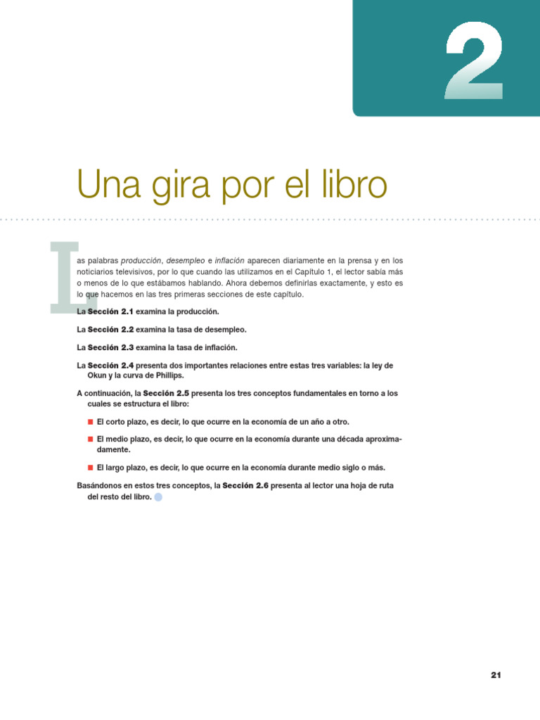 Cap 2 Libro Macro Economia | PDF | Producto Interno Bruto | Desempleo