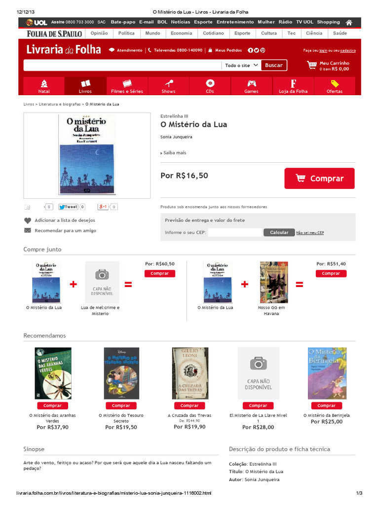 O Mistério Da Lua - Folha | PDF | Rock (música) | Rhythm And Blues