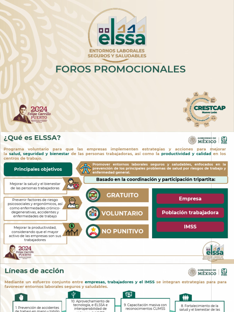 ¿Qué es ELSSA? Programa de Salud Laboral | PDF | Laboratorios | Valores