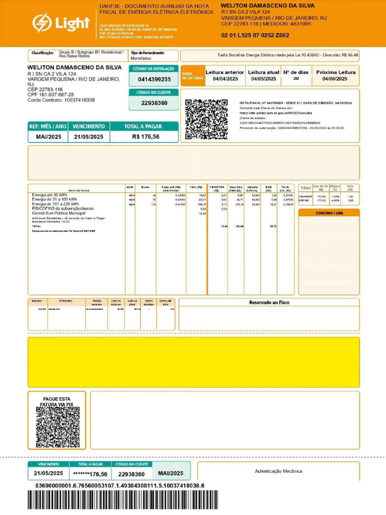Conta Luz Cesar Maia - Page-0001 | PDF