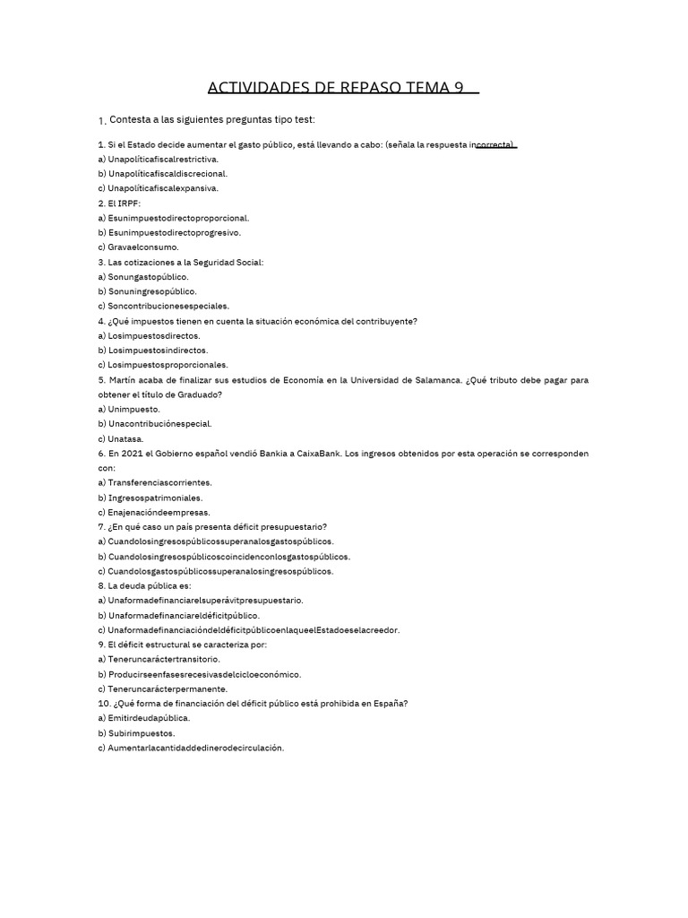 Actividades de repaso T. 9_11d4cf1f28d198f0febd18846117598c.pdf_20240408_202629_0000 | PDF ...