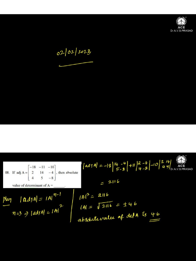 Rank of Matrix | PDF