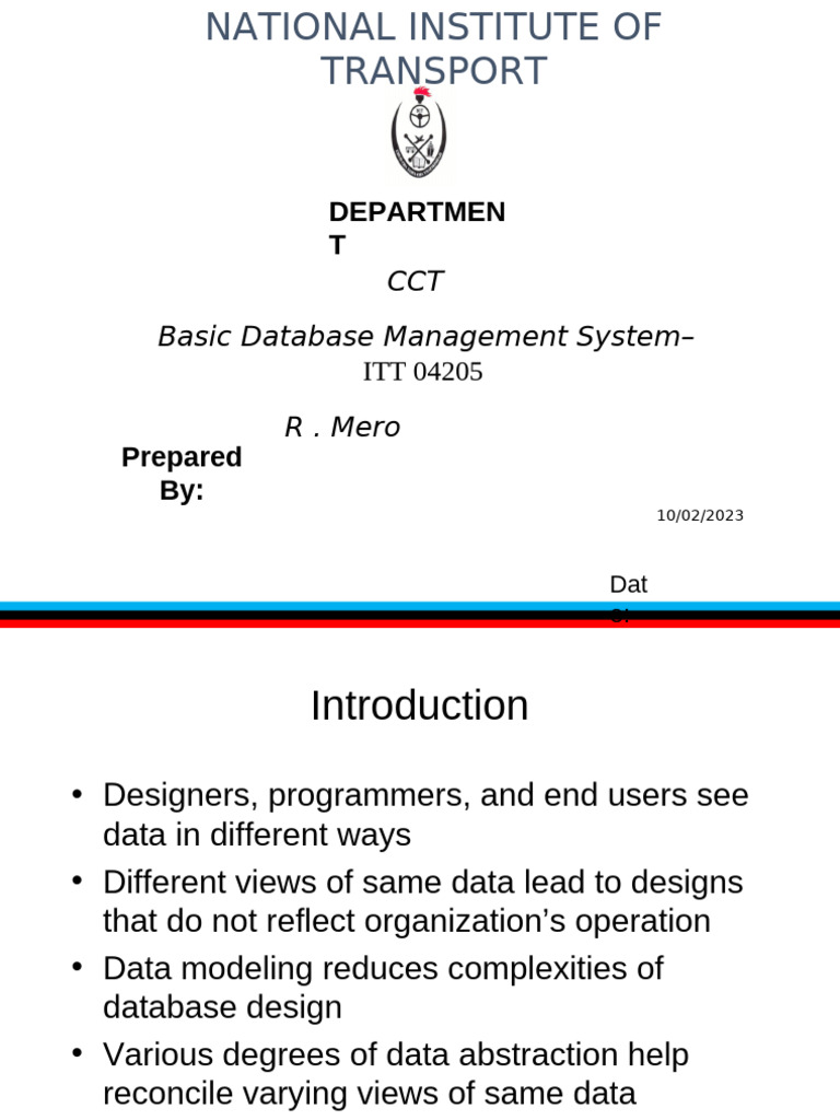 Lecture 2 Data Model | PDF | Data Model | Databases