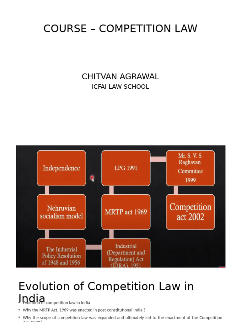 Evolution of Competition Law in India MRTP | PDF | Competition Law | Monopoly