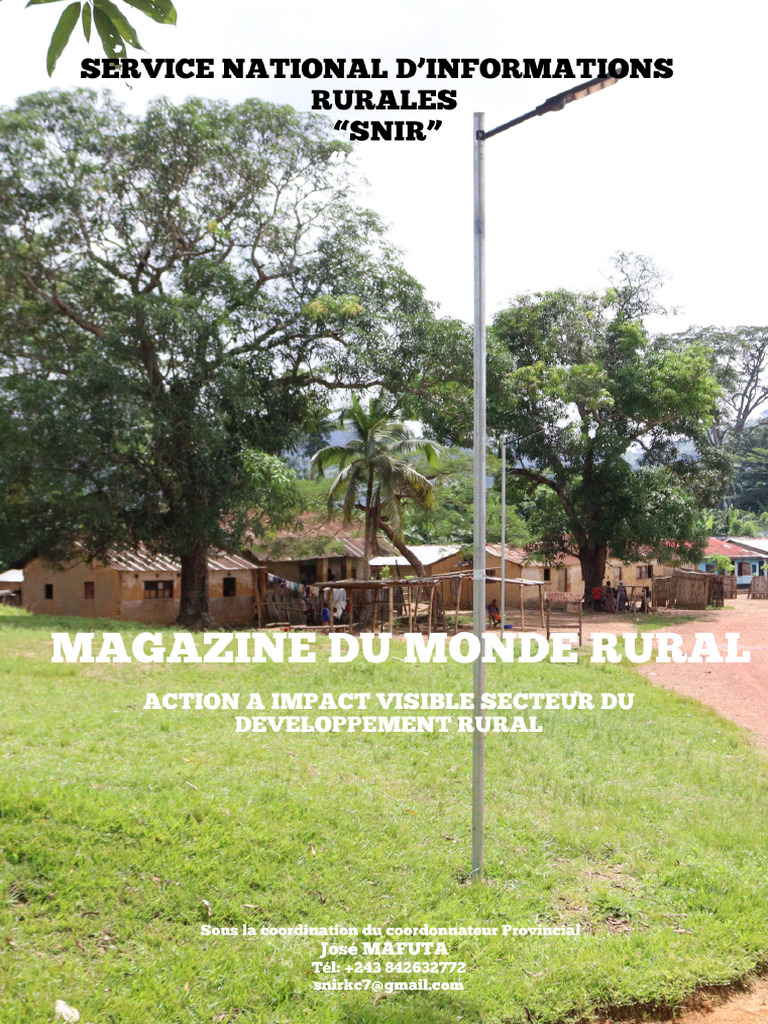 Magazine Du Monde Rural Snir 2025 IV | PDF