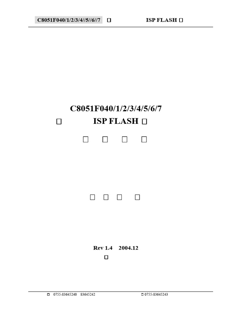 C8051F040 High-Speed Microcontroller Guide | PDF | Computer ...