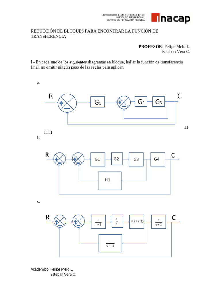 Guía de Diagramas en Bloques | PDF