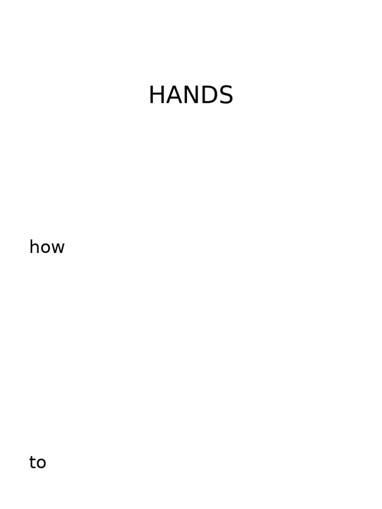 HANDS | PDF