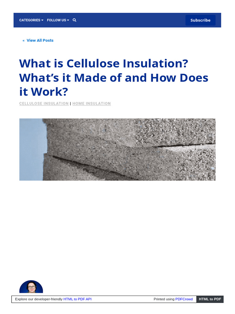WWW Retrofoamofmichigan Com Blog What Is Cellulose Insulatio | PDF ...