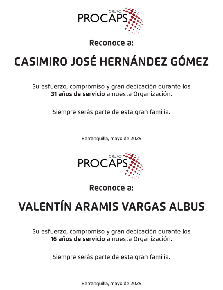 PLACA PROCAPS | PDF