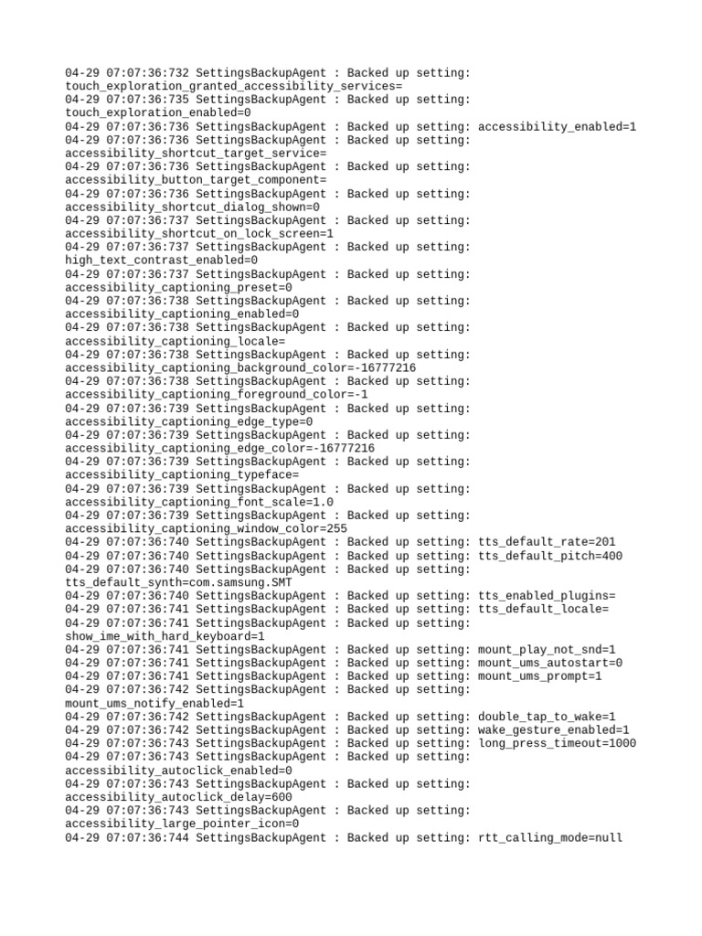 Settingsprovider | PDF