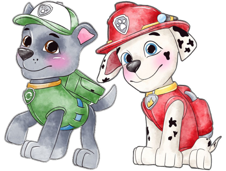 Impresion Vinilo Mate Laminado Sobre MDF Paw Patrol | PDF