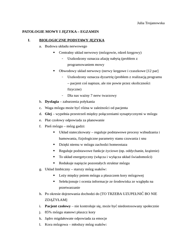 Zagadnienia Na Egzamin | PDF