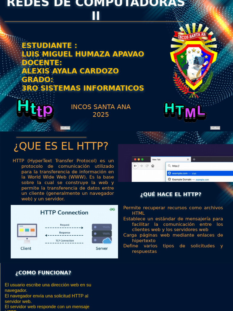 HTTP y HTML Luis Miguel | PDF | Red mundial | Internet y web